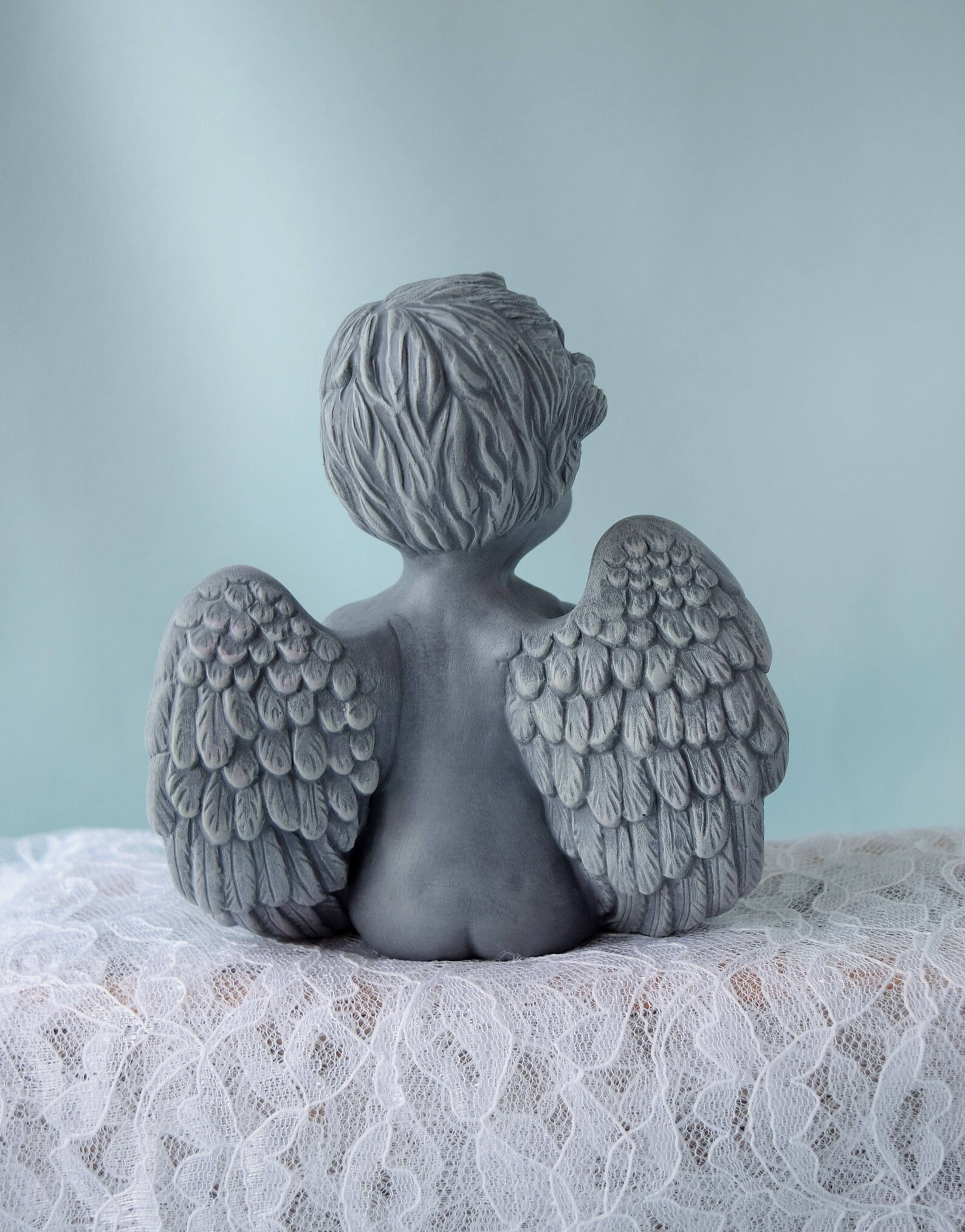 Cherub Statue - Valentines Decor - Valentines Day Gift for Her - Cherub ...