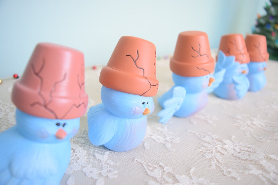 Blue Birds Garden Art Outdoor Decor Crackpot Birds Blue Birds With ...