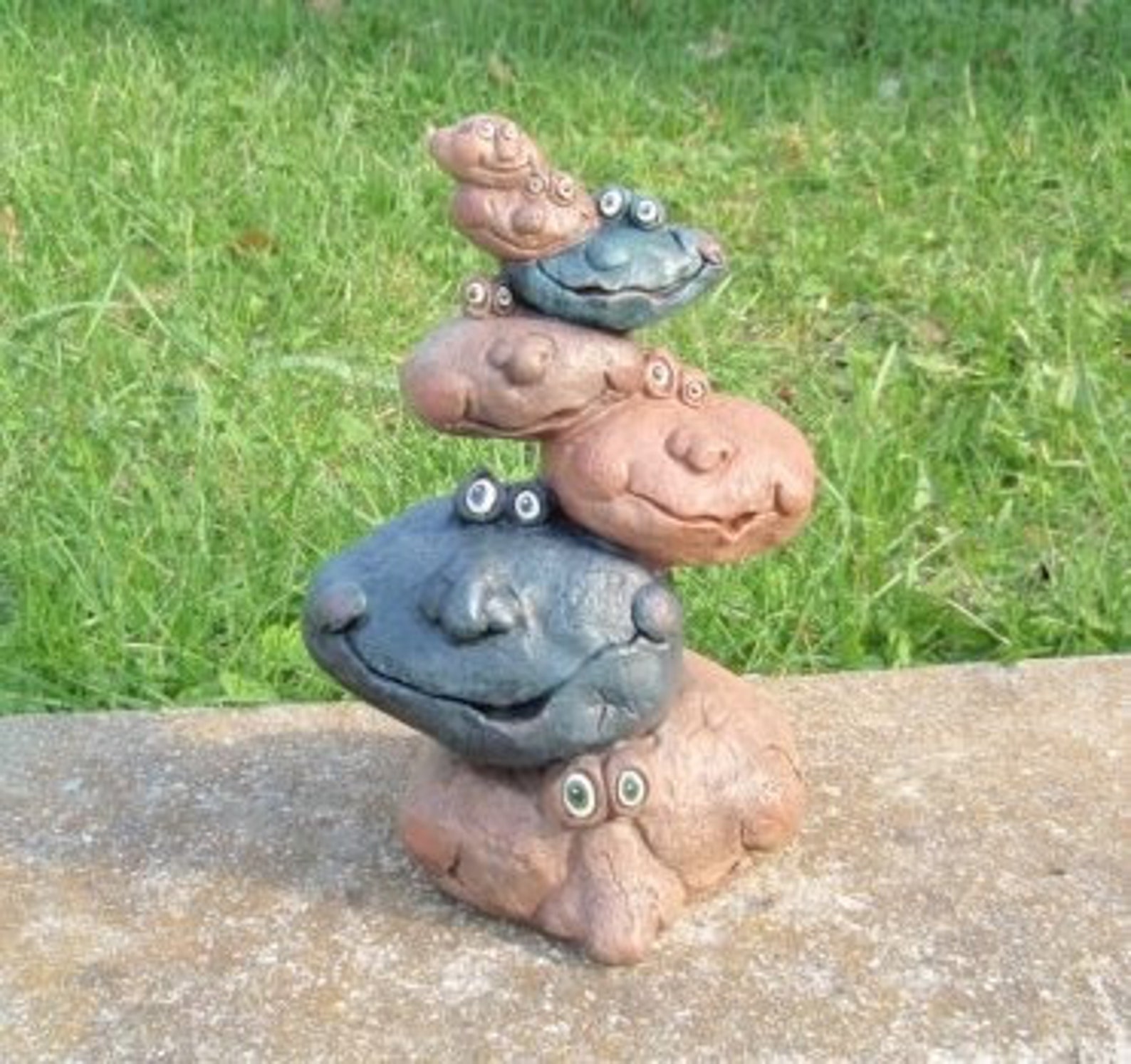 Stack of Stones Yard Art Garden Decor Gifts Under 25 | Etsy