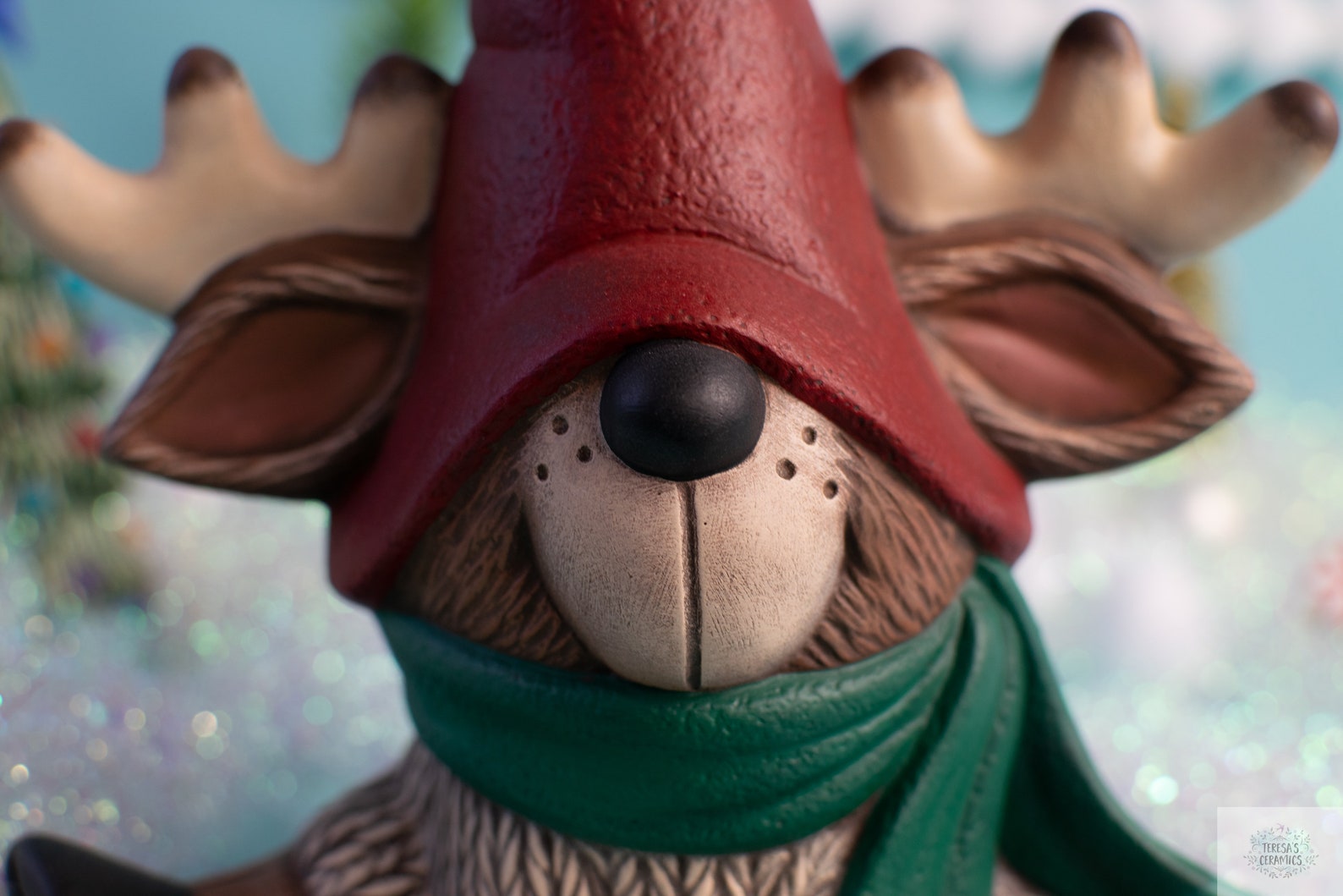 Reggie the Rustic Reindeer | Woodland Christmas Deer | Holiday Reindeer ...