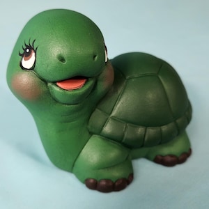 Cute Ceramic Turtle | Yard Turtle | Woodland Ceramics - Etsy