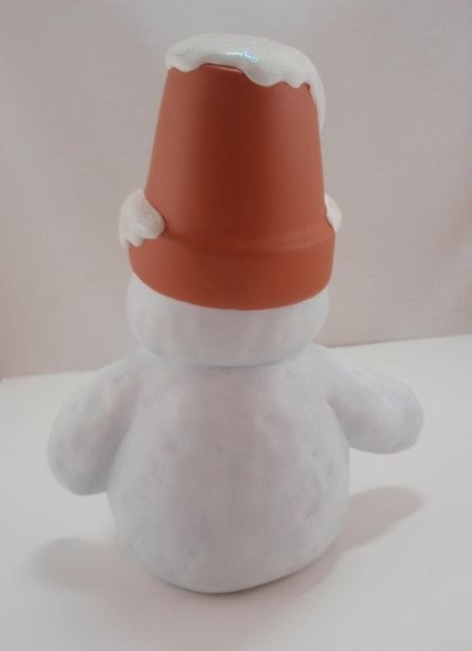Snowman With a Garden Pot Hat - Etsy