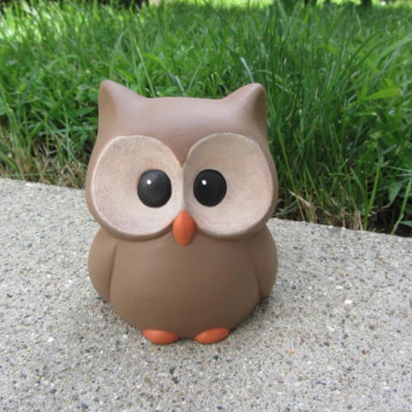 Ceramic Owl Decor - Etsy