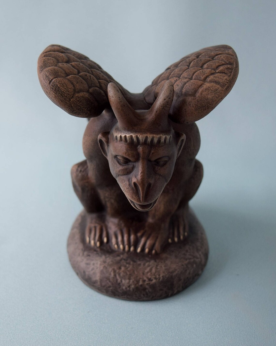Ceramic Gargoyle Statue: Renaissance-inspired Winged Mythical Creature ...