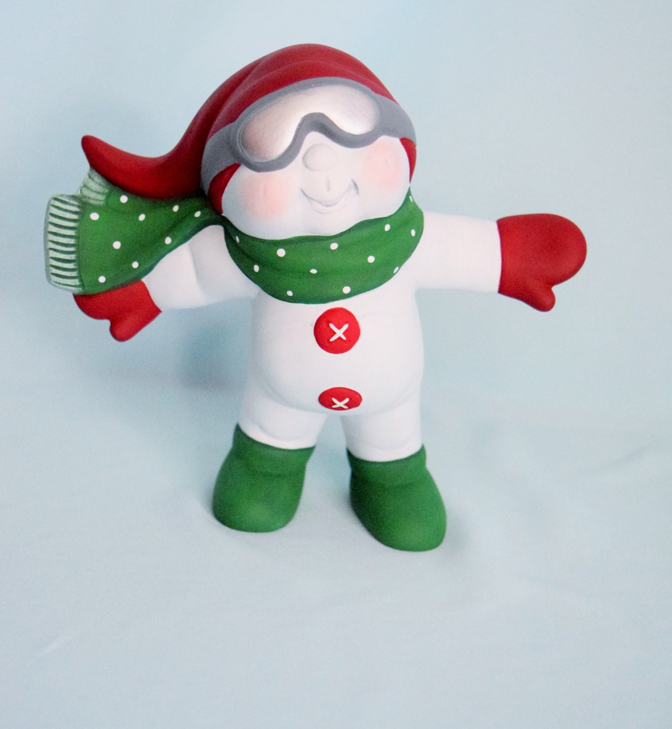 Snowboarding Snow Man - Etsy