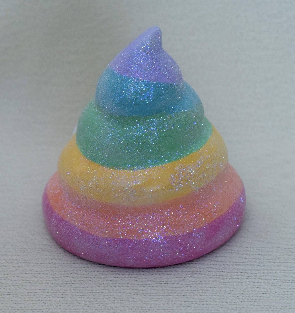 Emoji Rainbow Poop Unicorn Poop Ceramic Poop Rainbow | Etsy