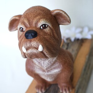 Ceramic Bull Dog Bobblehead | Bobblehead Baby Shower Gift | Bulldog ...