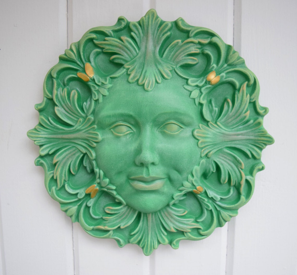 Green Lady - Green Man - Outdoor Decor - Art - Earthy - Zodiac - Virgo ...