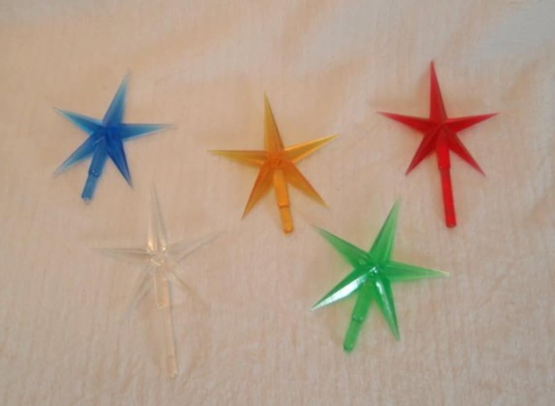 Plastic Star - Replacement Star for Ceramic Christmas Tree - 4 Inches ...