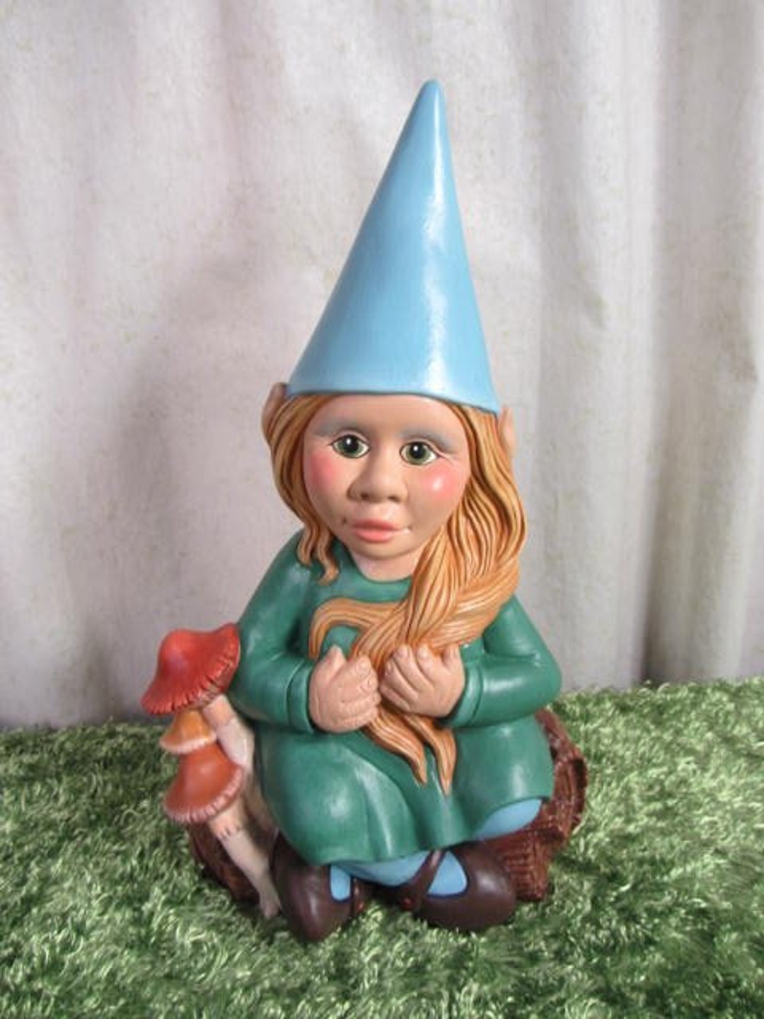Girl Garden Gnome Yard Art Garden Decor - Etsy