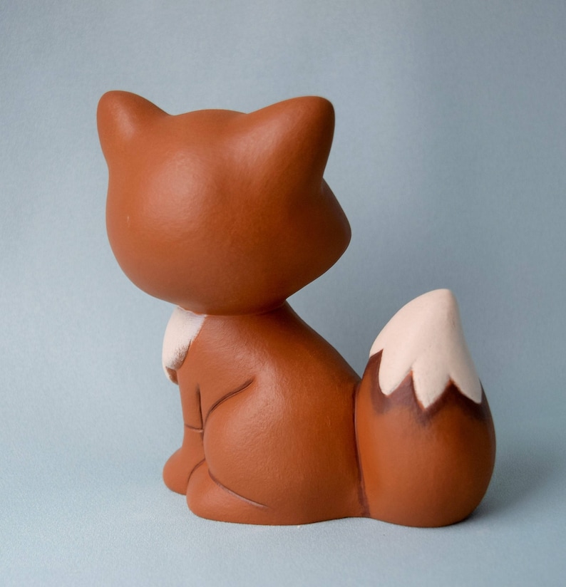 Ceramic Fox for Fox Sake Fox Home Decor Fox Yard Art - Etsy