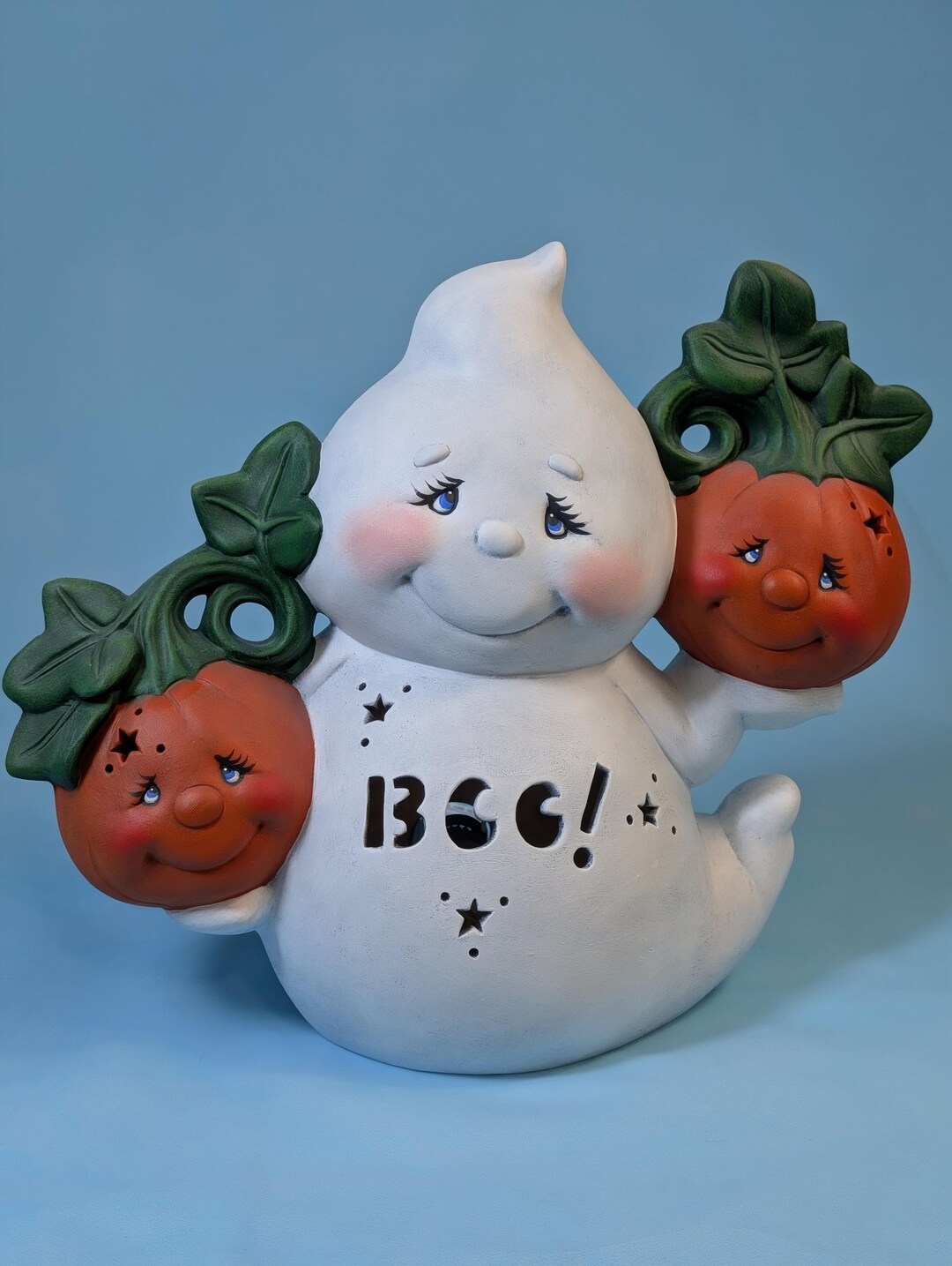 Illuminated Jack the Ghost: Spooky Halloween Pumpkin Decor With LED ...