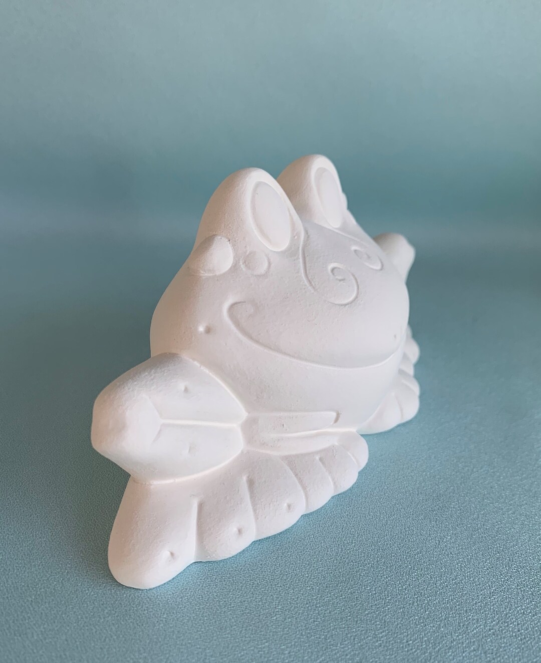 Ceramic Bisque Frog - Ready to Paint - DIY Ceramics - Lilly Pad Frog ...