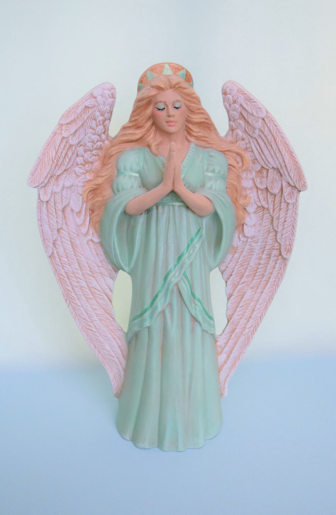Ceramic Angel - Memorial - Beautiful Detailed Angel - Gift for Mom ...