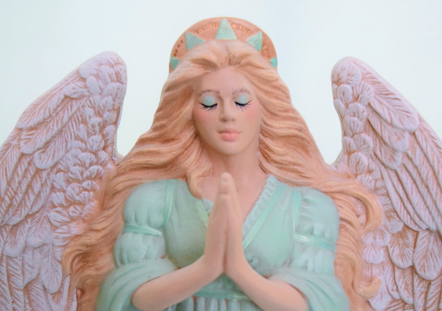 Ceramic Angel - Memorial - Beautiful Detailed Angel - Gift for Mom ...
