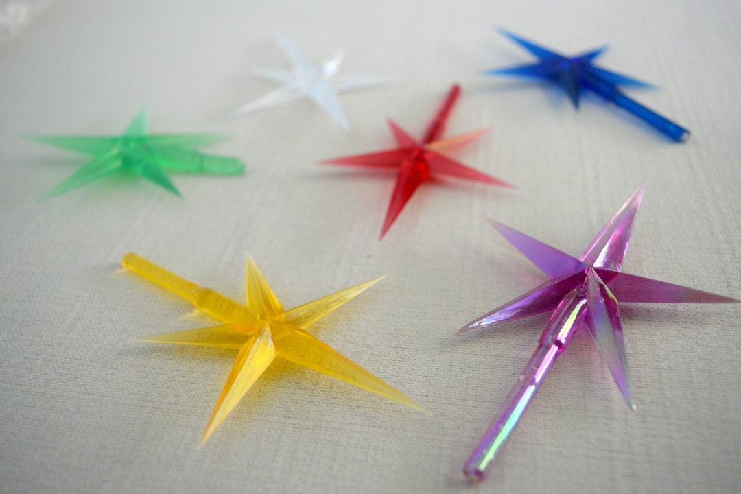 Plastic Star - Replacement Star for Ceramic Christmas Tree - 4 Inches ...