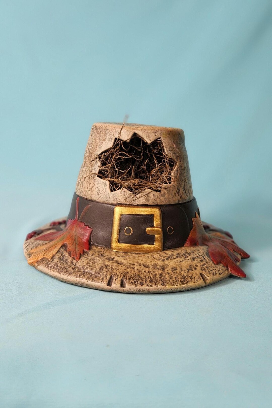 Thanksgiving Centerpiece - Pilgrims Hat - Thanksgiving Decoration ...