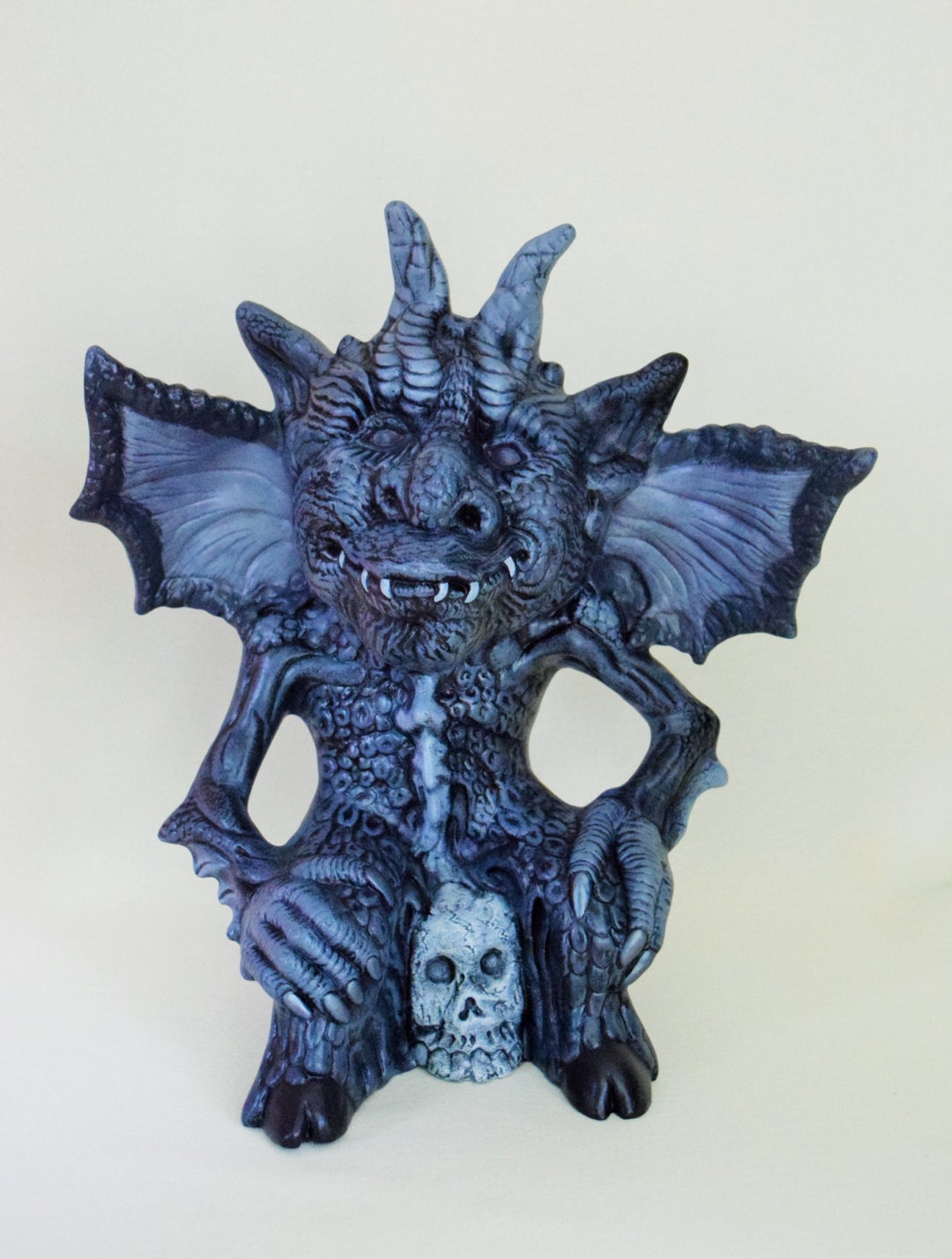 Gargoyle Gargoyle Statue Protector Ceramic Gargoyle Halloween Decor ...