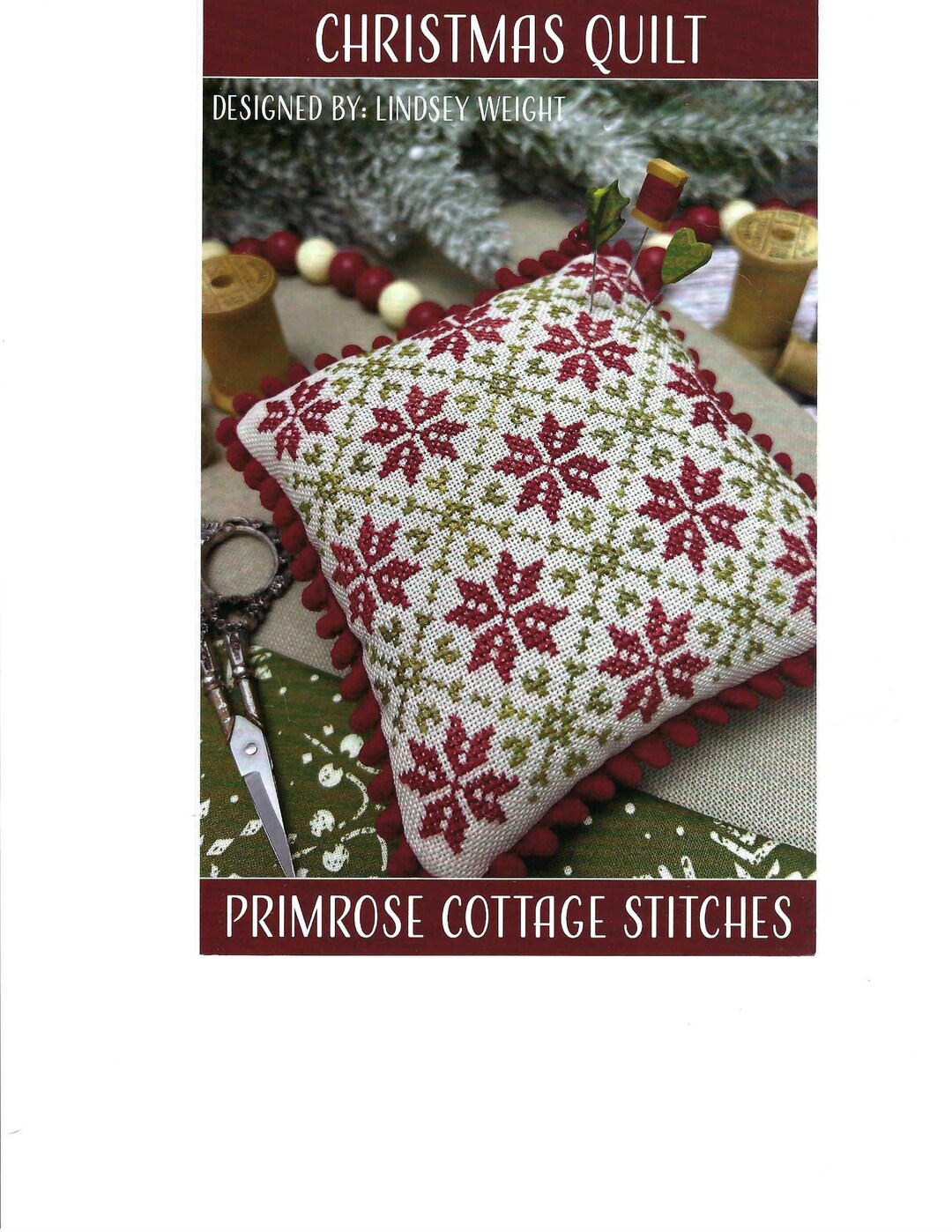 Christmas Quilt, Primrose Cottage, New. - Etsy