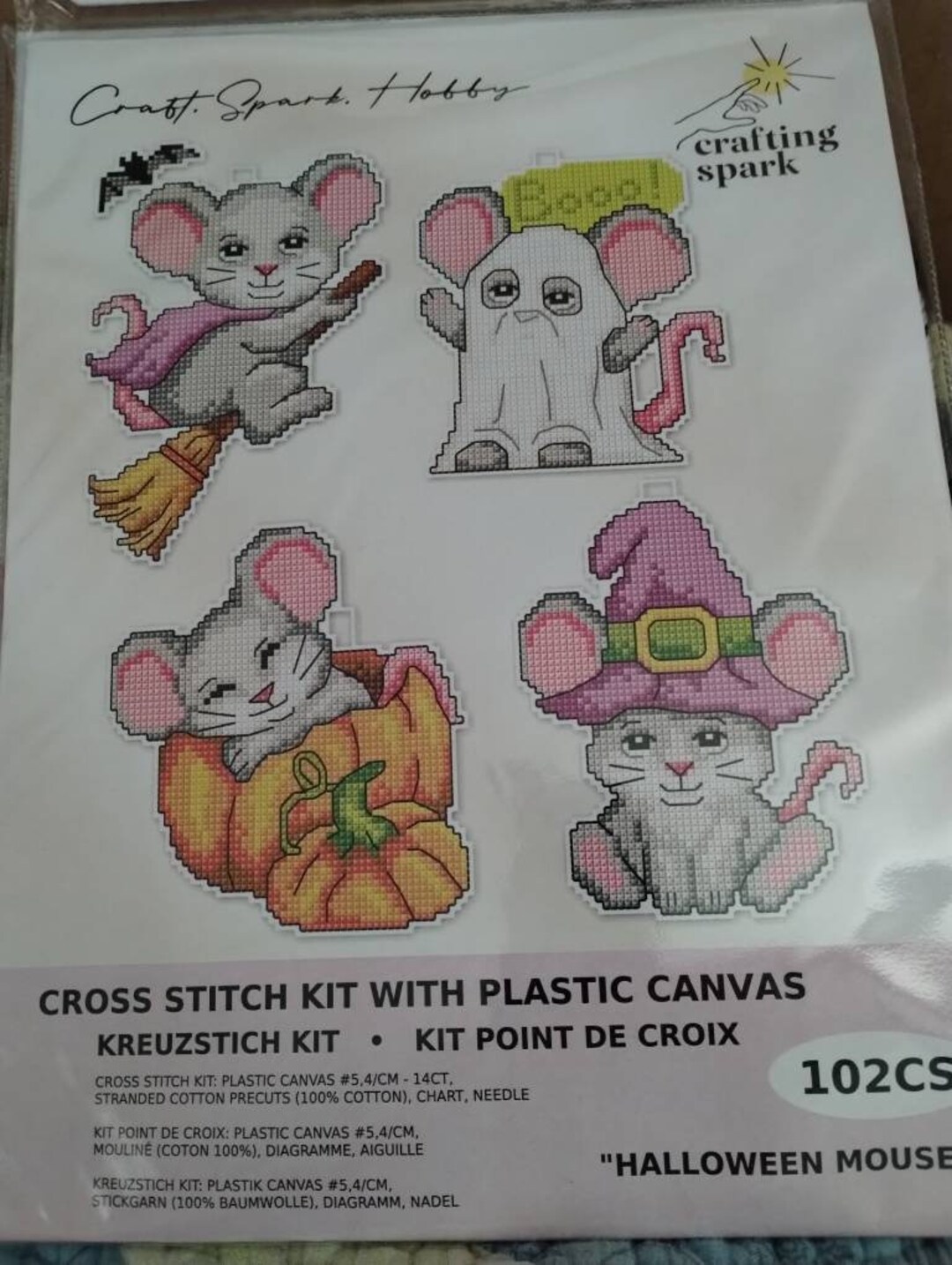 Halloween Mouses Plastic Canvas Kit, 15% Off. - Etsy