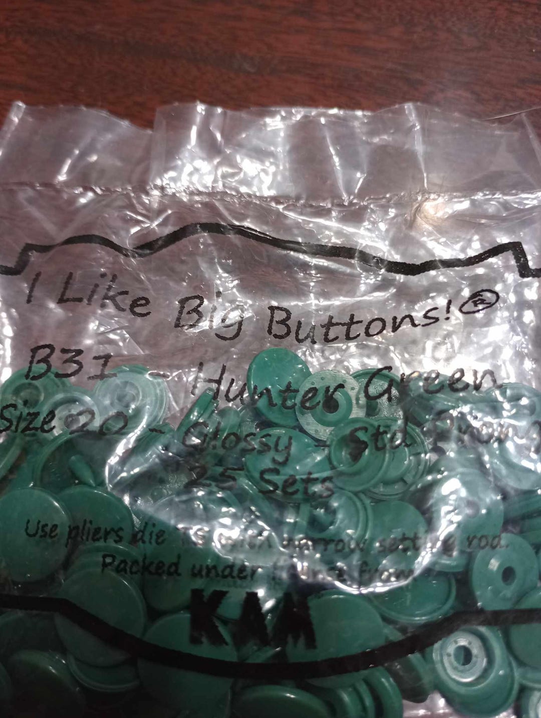 KAM Plastic Snaps Size 20 , 7 Colors to Choose From - Etsy