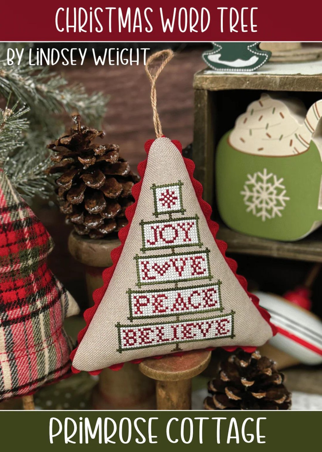 Primrose Cottage CHRISTMAS WORD TREE - Etsy