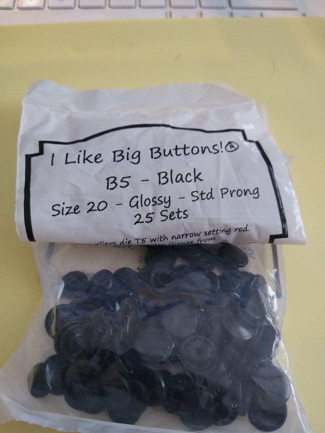 KAM Plastic Snaps Size 20 , Several Colors to Choose From - Etsy