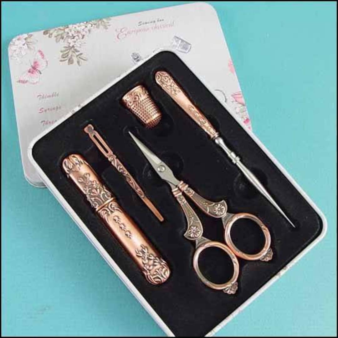 Copper Scissors Set. FREE SHIPPING and 20% Off - Etsy