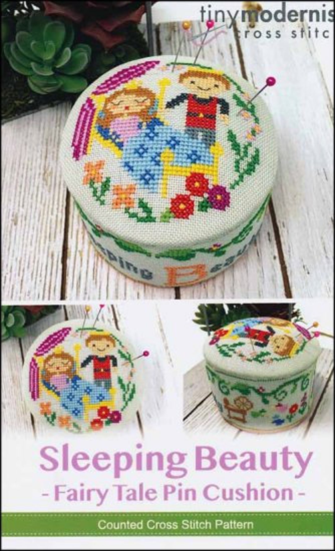 Tiny Modernist Fairy Tale Pin Cushion Sleeping Beauty - Etsy