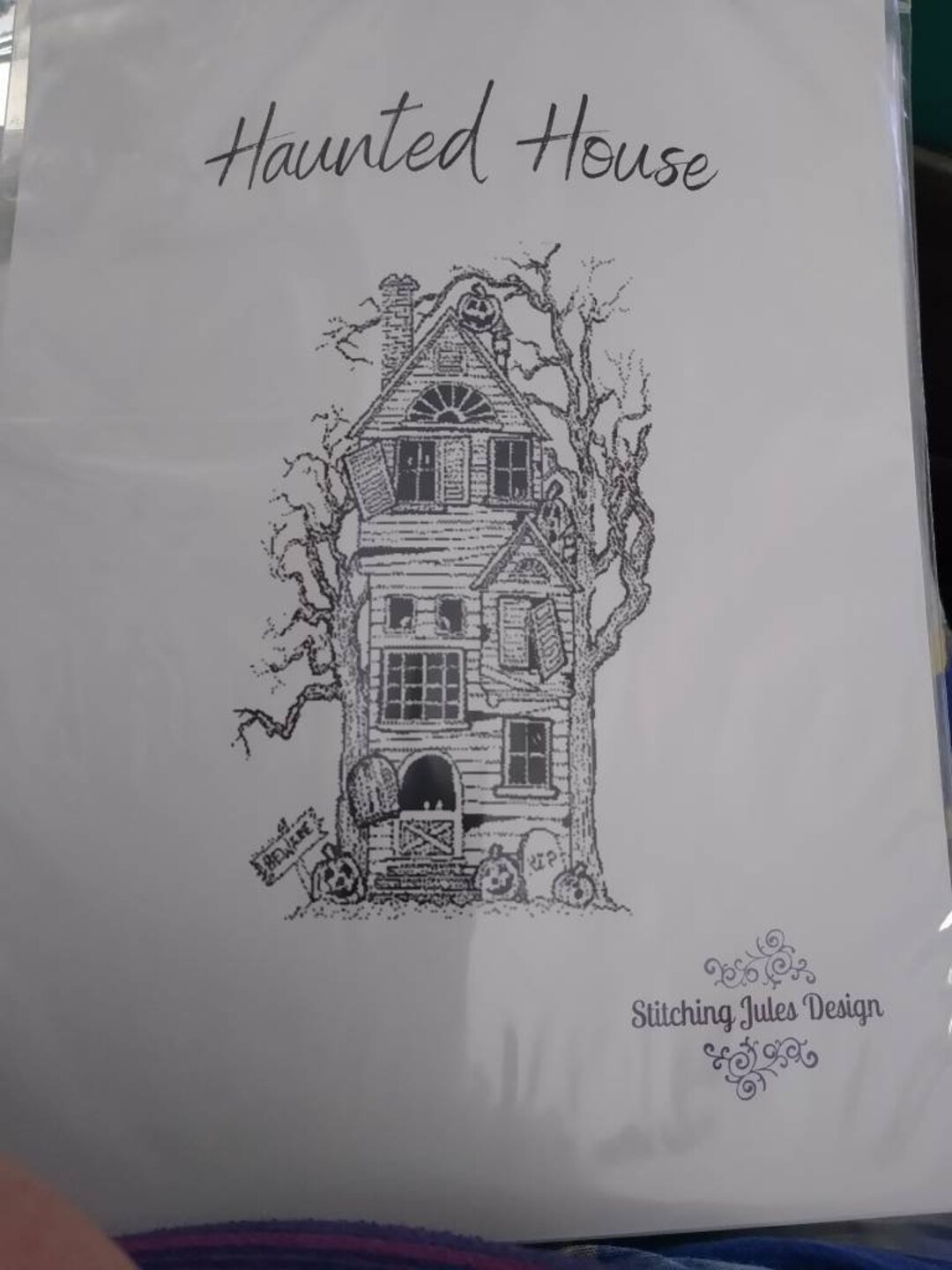 Haunted House by Stitching Jules Design 15% OFF - Etsy