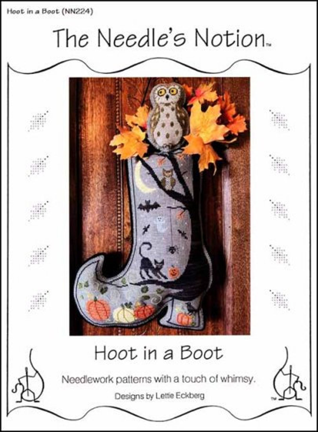 Hoot in A Boot the Needle's Notion. 10% Off - Etsy
