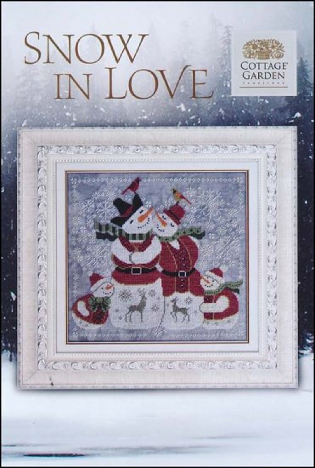 SNOW IN LOVE, Cottage Garden Samplings, 10% Off - Etsy