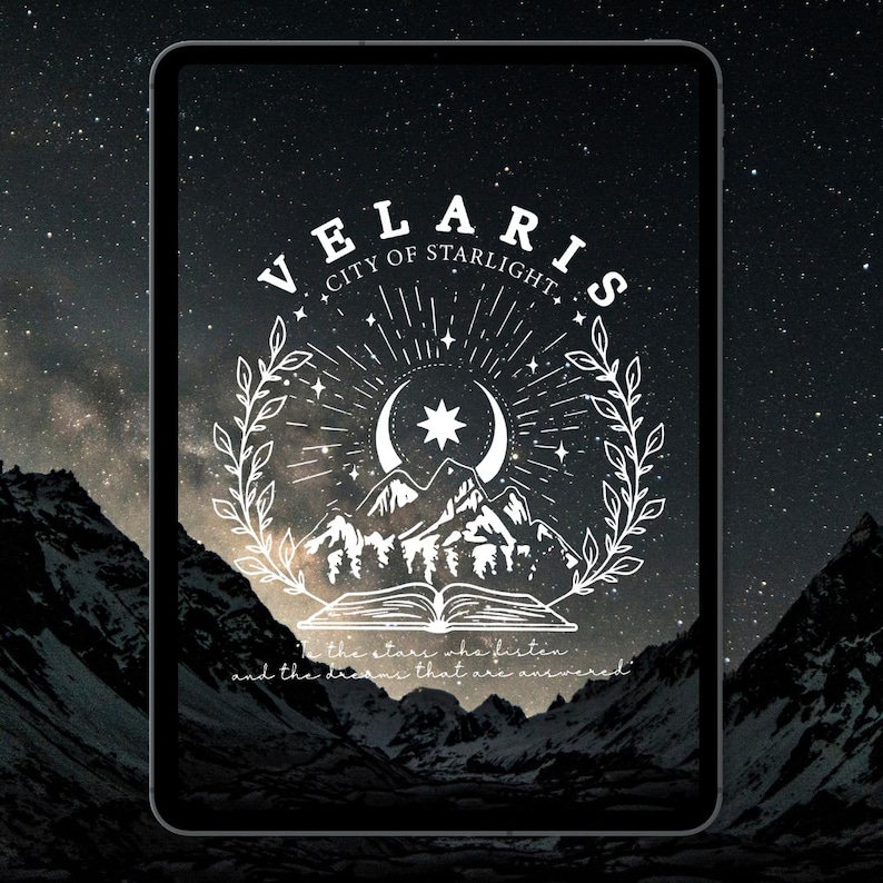 Acotar iPad Tablet Wallpaper Bundle | Velaris Lockscreens | Acotar ...