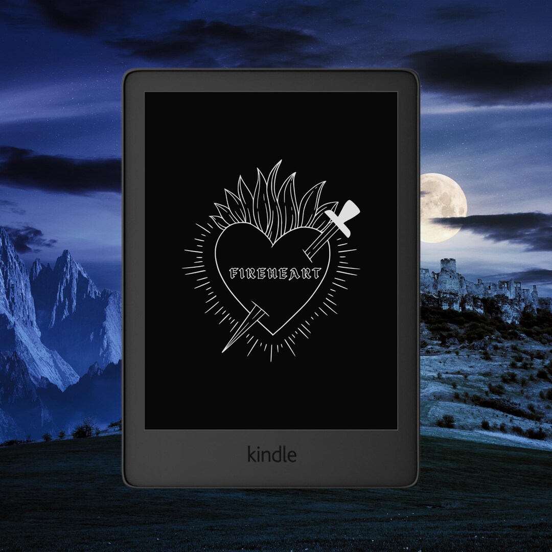 Throne of Glass Kindle Lock Screen – Fireheart Bookish Design (digital ...