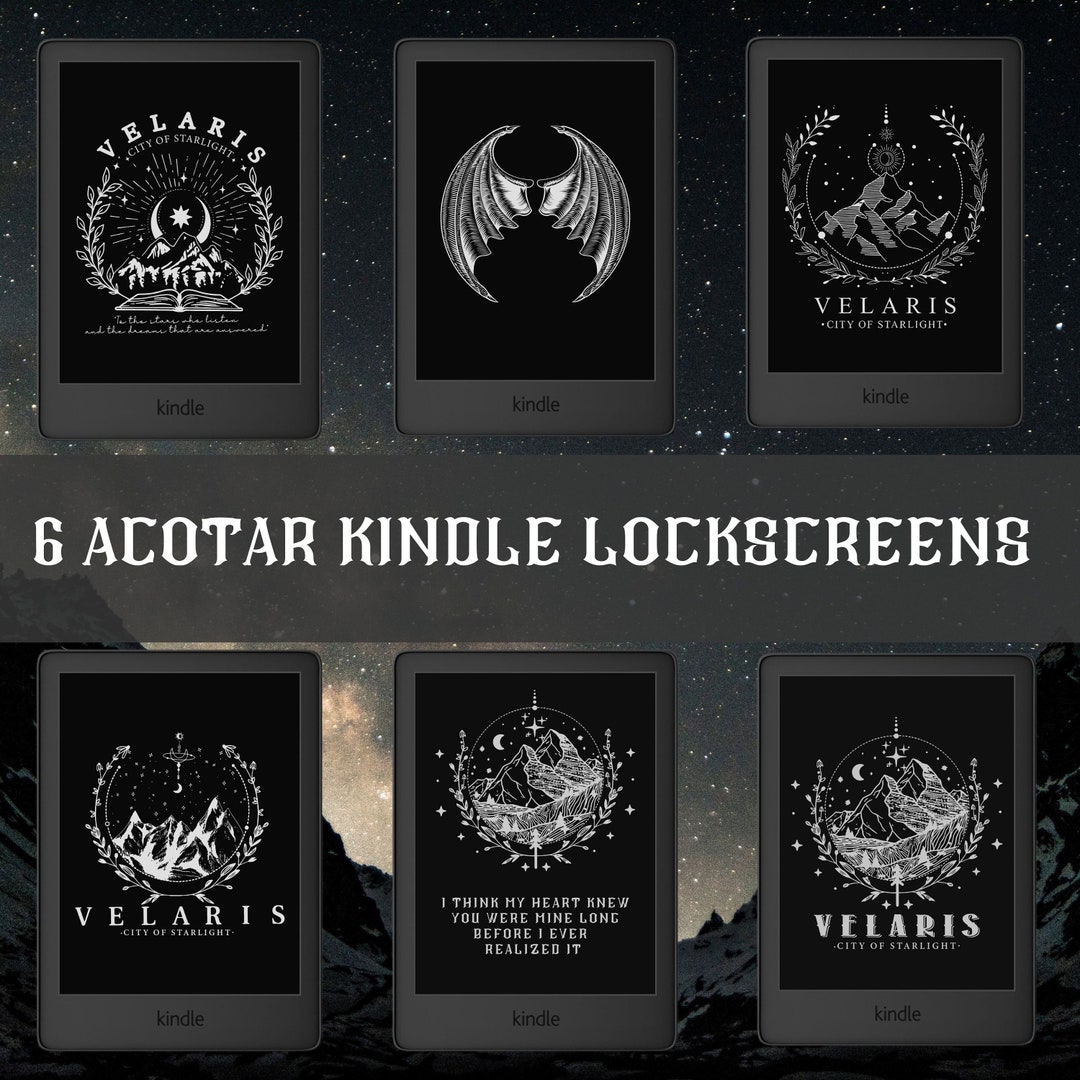 ACOTAR Kindle Lock Screens | Velaris Art, Bookish Wallpaper (digital ...