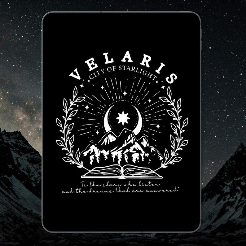 Acotar iPad Tablet Wallpaper Bundle | Velaris Lockscreens | Acotar ...