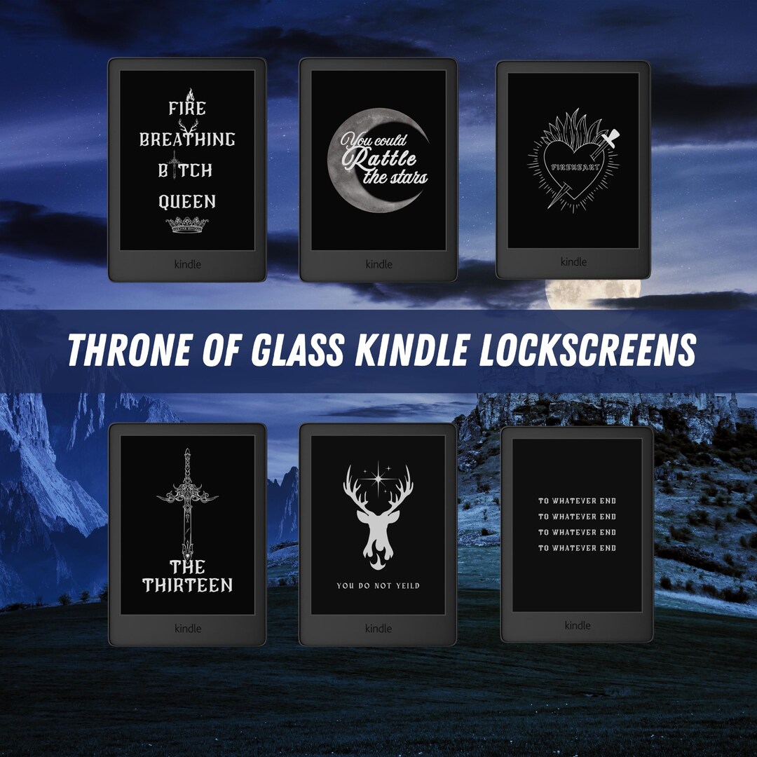 Throne of Glass Kindle Lockscreen Bundle | Sarah J Maas (digital ...