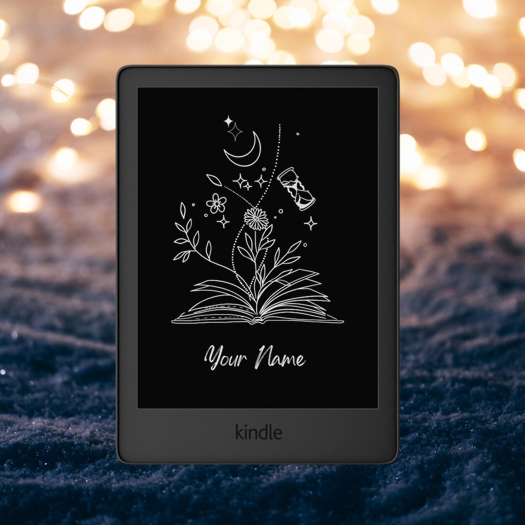 Personalized Name Kindle Wallpaper | Kindle Lockscreen | Your Name ...