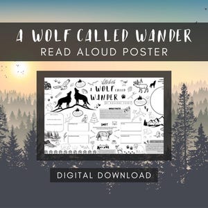 Read Aloud Poster A WOLF CALLED WANDER Book Activity Rosanne Parry ...