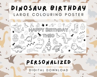 BUGS Happy Birthday Colouring Poster Coloring Mat Activity Banner Giant ...