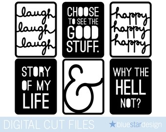 Weekday Script Digital Cut Files | Etsy