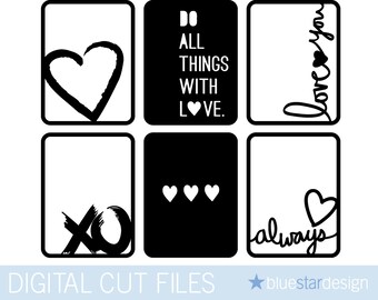 Weekday Script Digital Cut Files | Etsy