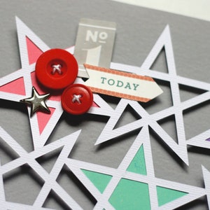 Star Grid Digital Cut Files for Scrapbooking & Project Life - Etsy