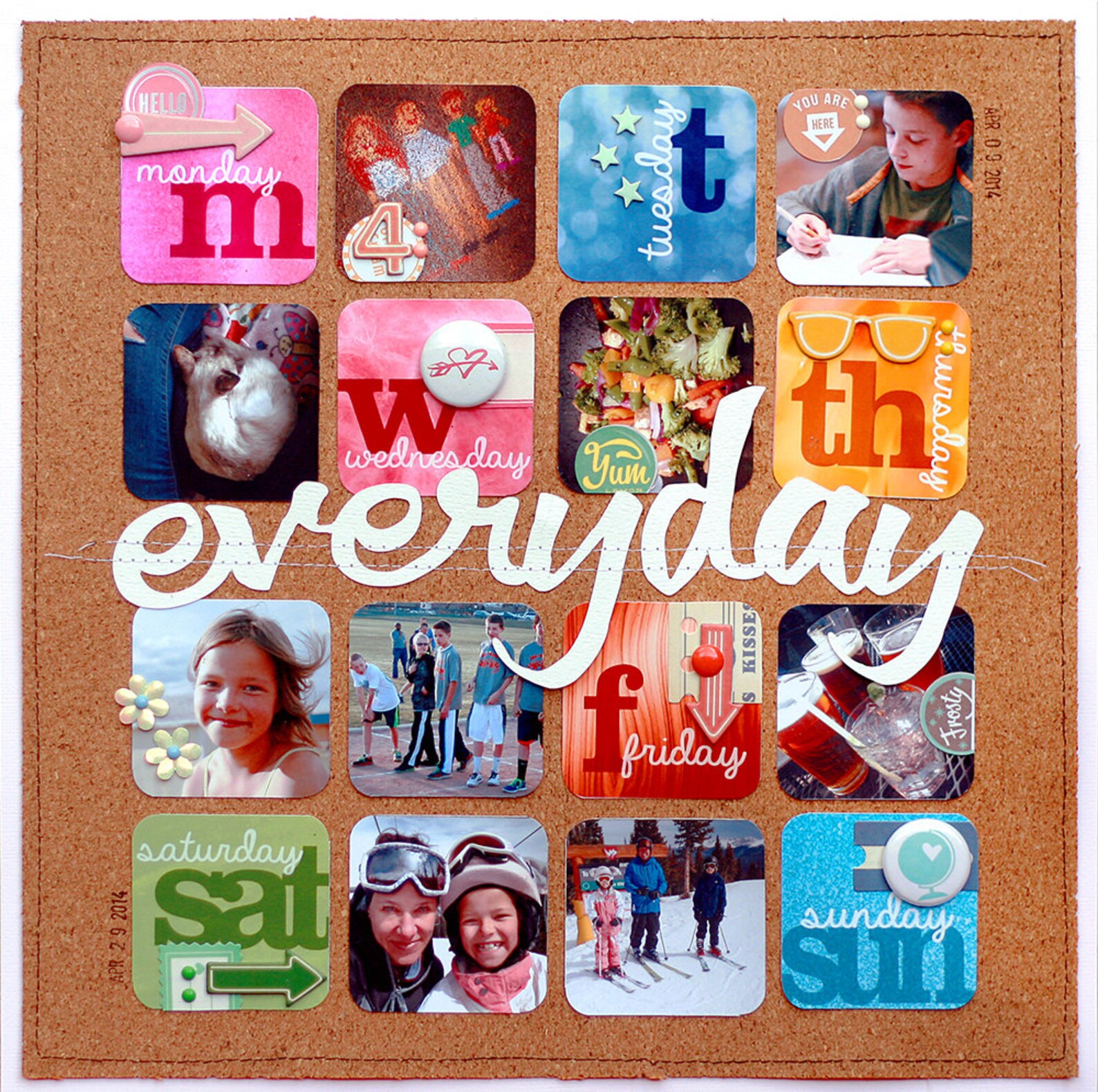 Weekday Script Digital Cut Files - Etsy