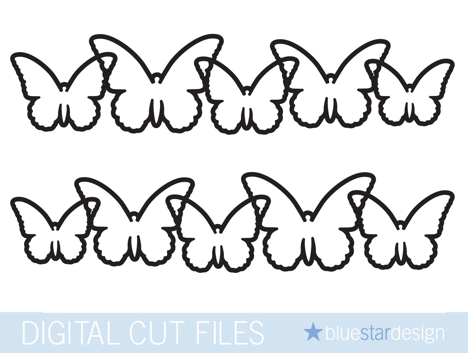 Butterfly Cut File for Scrapbooking Journaling Project Life - Etsy