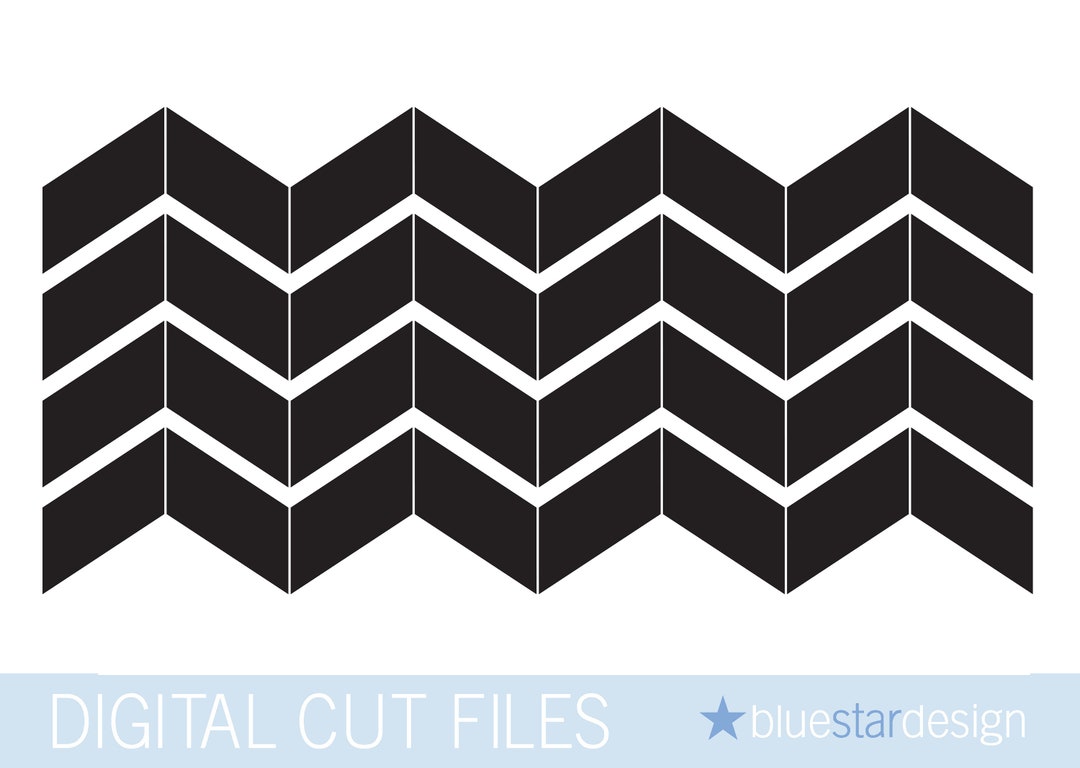 Chevron Decorative Border Cut Files for Scrapbooking - Etsy
