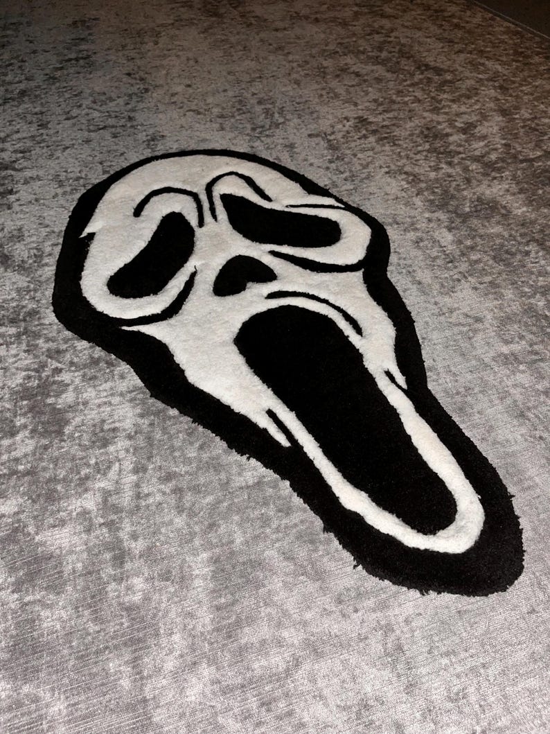 Scream Ghostface Horror Movie Rug - Etsy