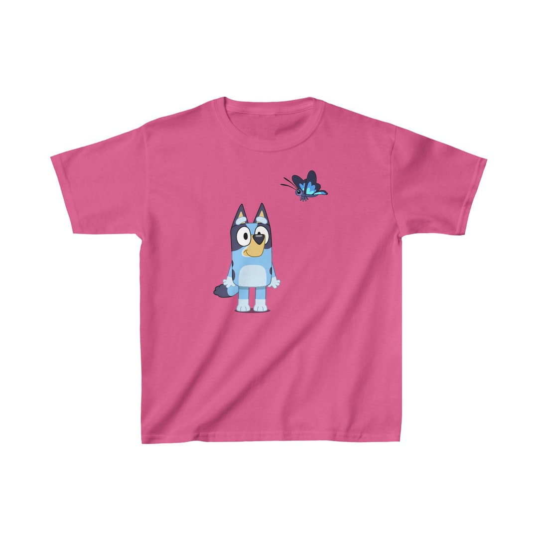 Bluey butterfly Kids T-shirt - Etsy