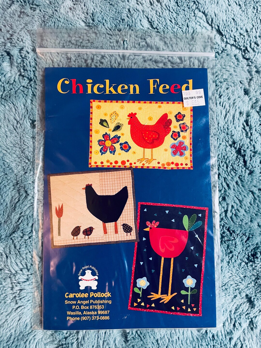 Chicken Feed Carolee Pollock Applique Quilt Pattern Wallhanging - Etsy