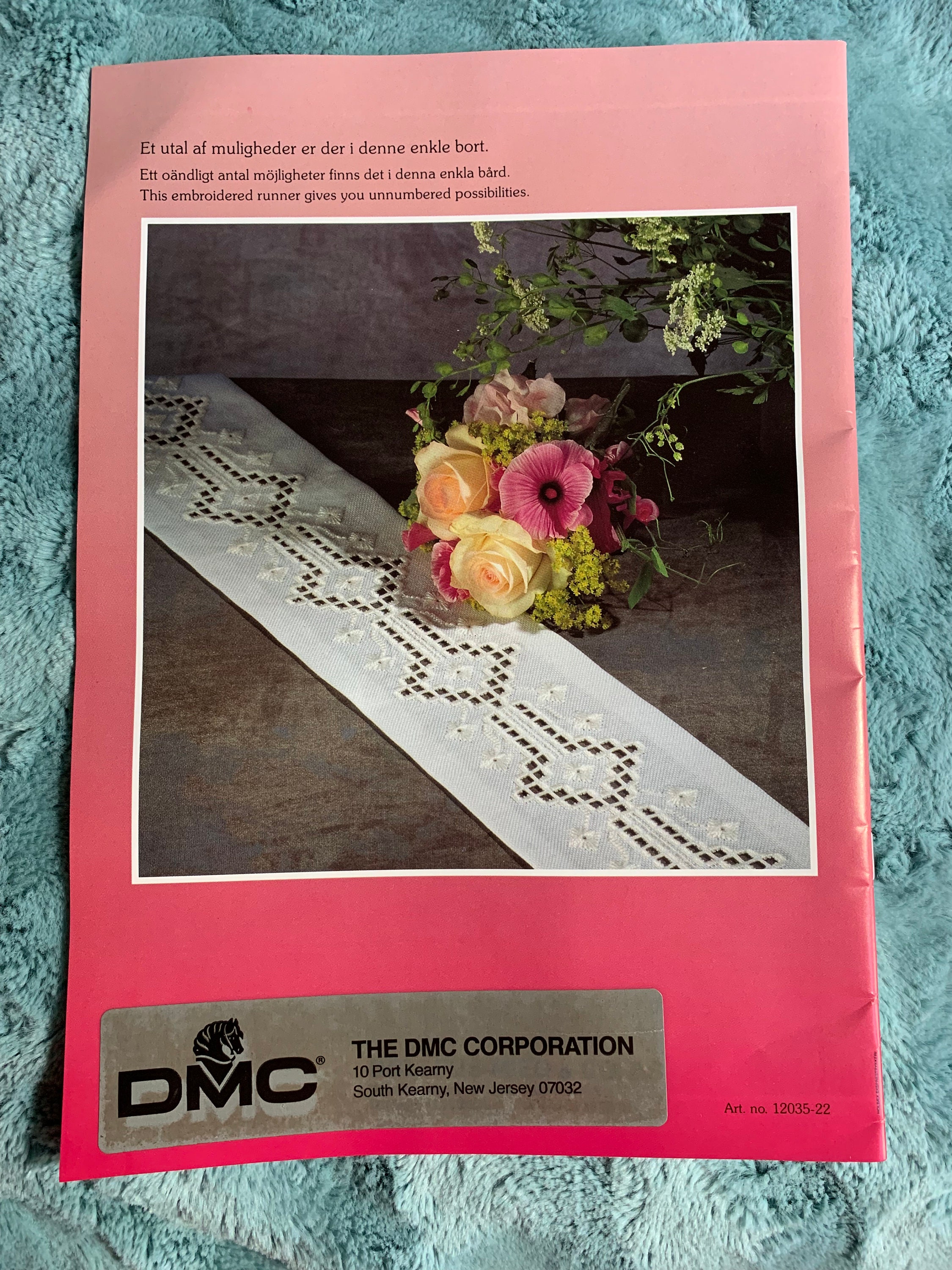 DMC Hardanger Kit - Hardanger No. 3 Book, Pearl Cotton Floss, Tapestry ...
